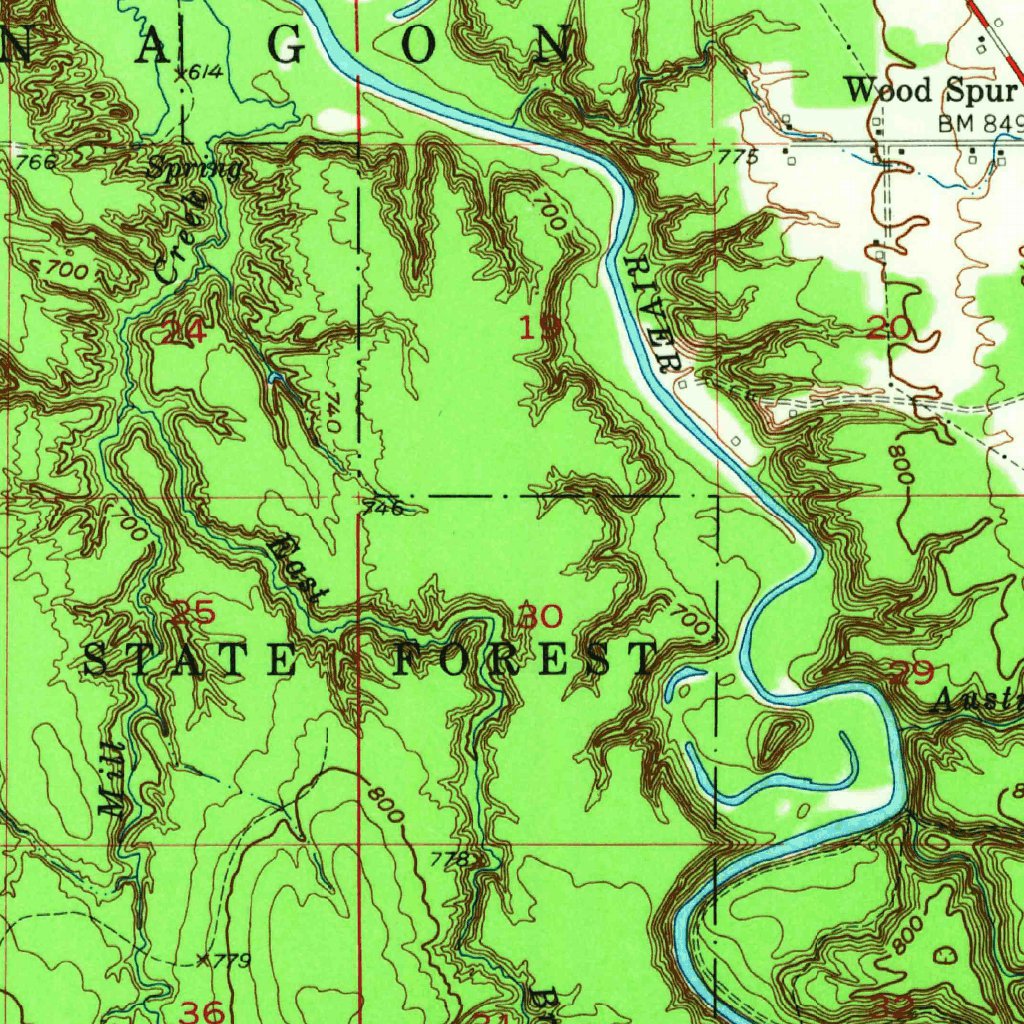 Ontonagon, MI (1955, 62500-Scale) Map by United States Geological ...