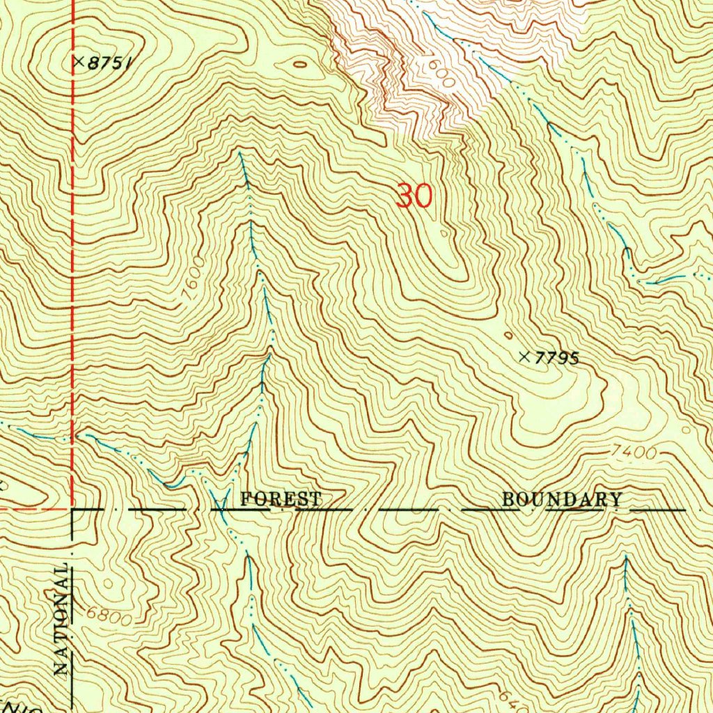 Onyx Peak, CA (1972, 24000-Scale) Map by United States Geological ...