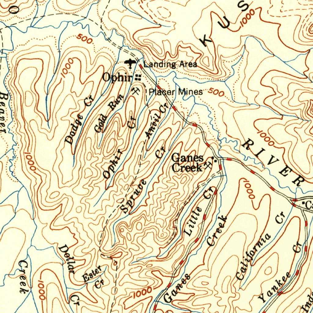 Ophir, AK (1951, 250000-Scale) Map by United States Geological Survey ...