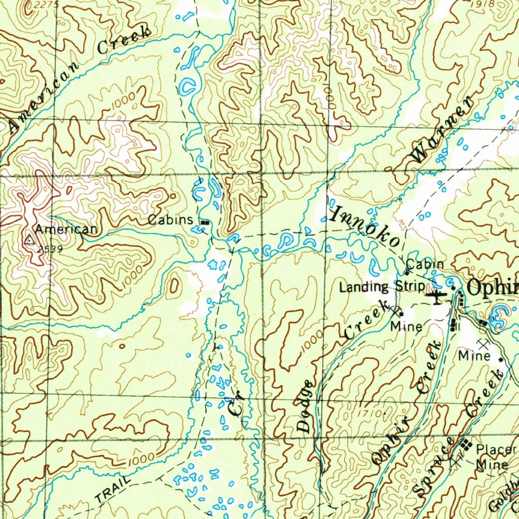 Ophir, AK (1954, 250000-Scale) Map by United States Geological Survey ...