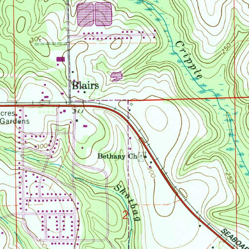 Opp East, AL (1968, 24000-Scale) Map by United States Geological Survey ...