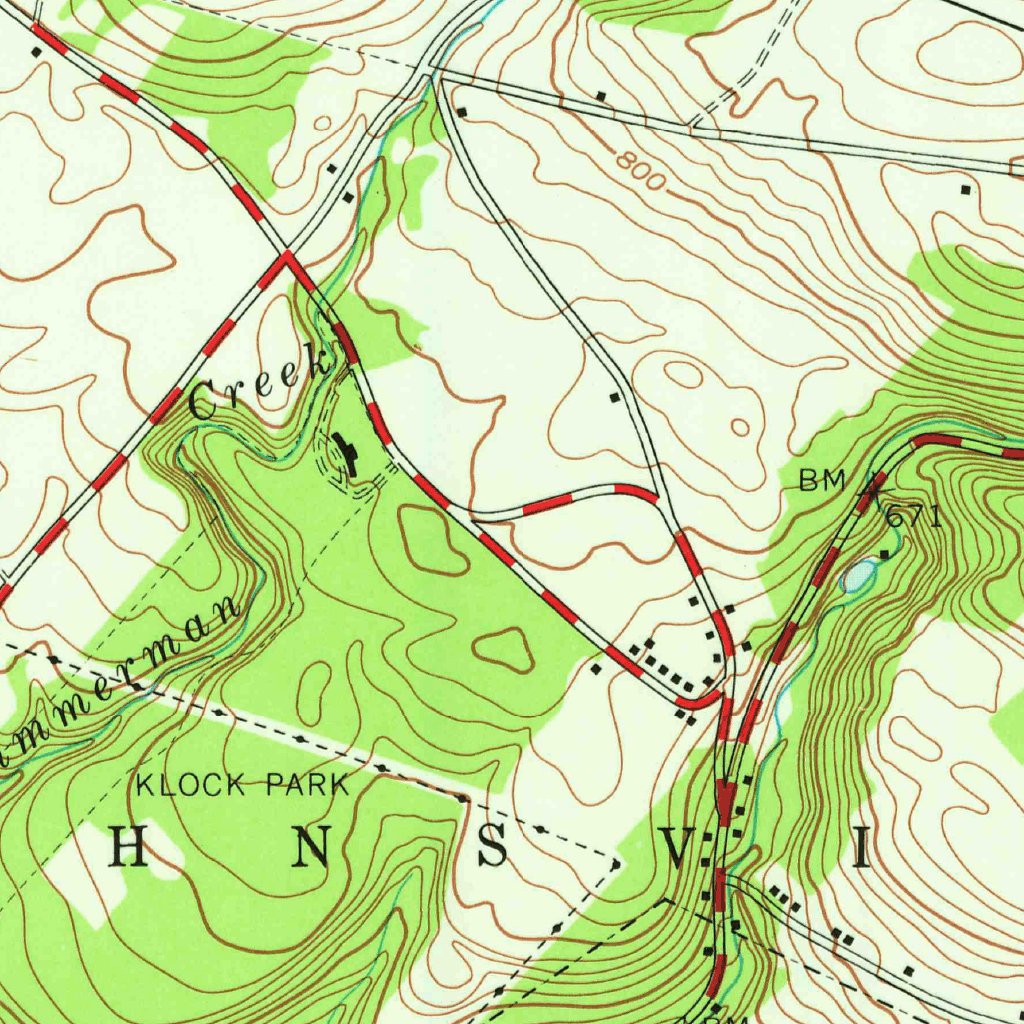 Oppenheim, NY (1945, 24000-Scale) Map by United States Geological ...
