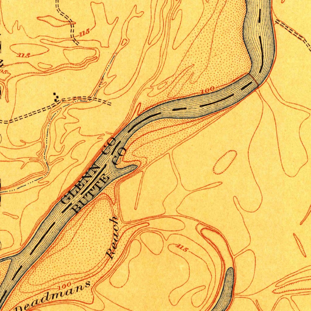 Ord Ferry, CA (1912, 31680-Scale) Map by United States Geological ...