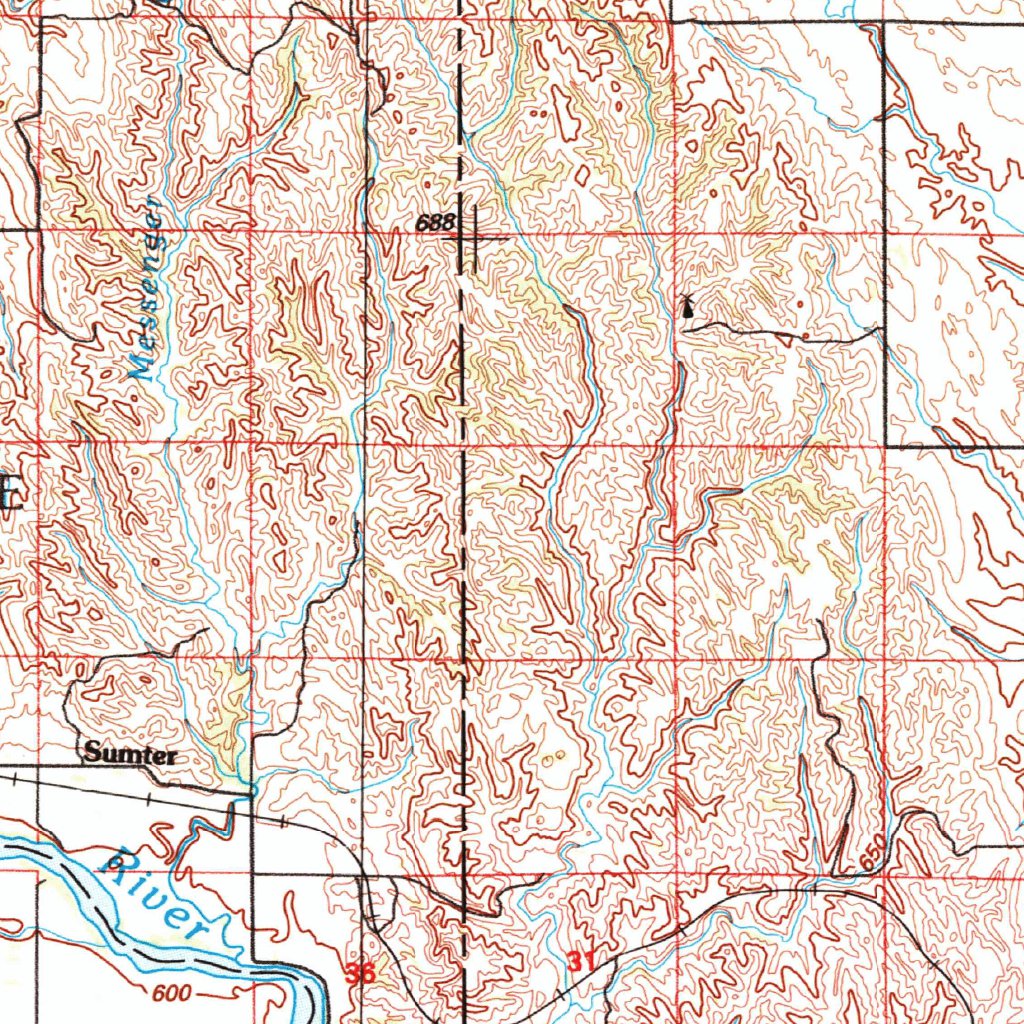 Ord, NE (1985, 100000-Scale) Map by United States Geological Survey ...