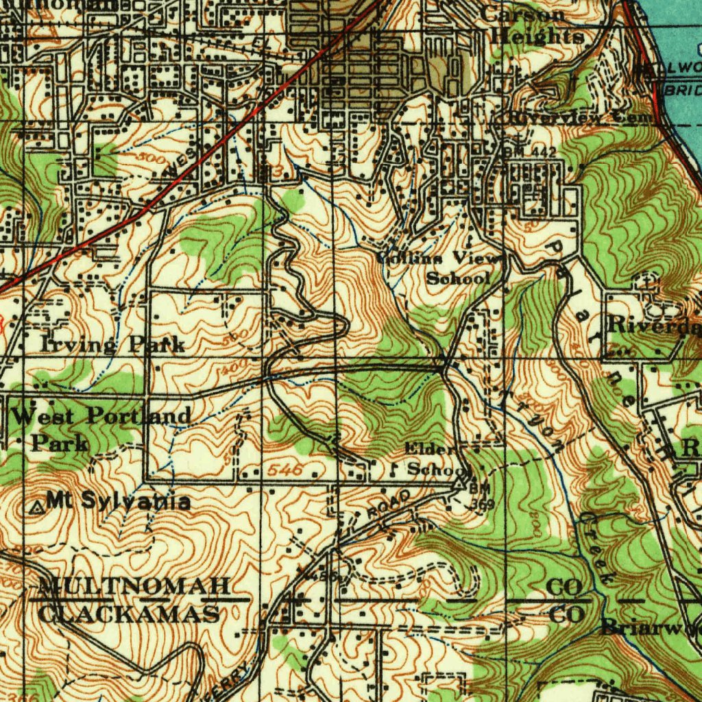 Oregon City, OR (1941, 62500-Scale) Map by United States Geological ...