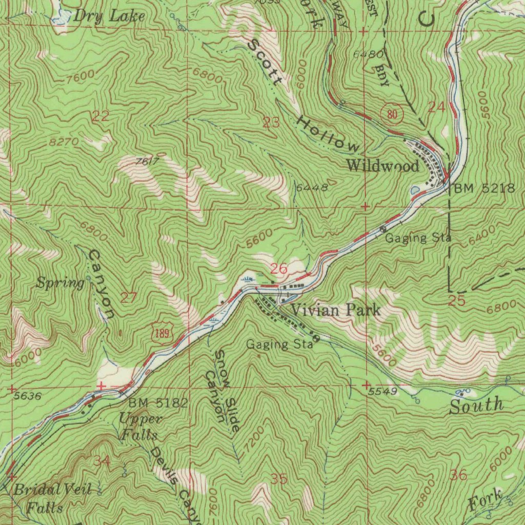 Orem, UT (1948, 62500-Scale) Map by United States Geological Survey ...