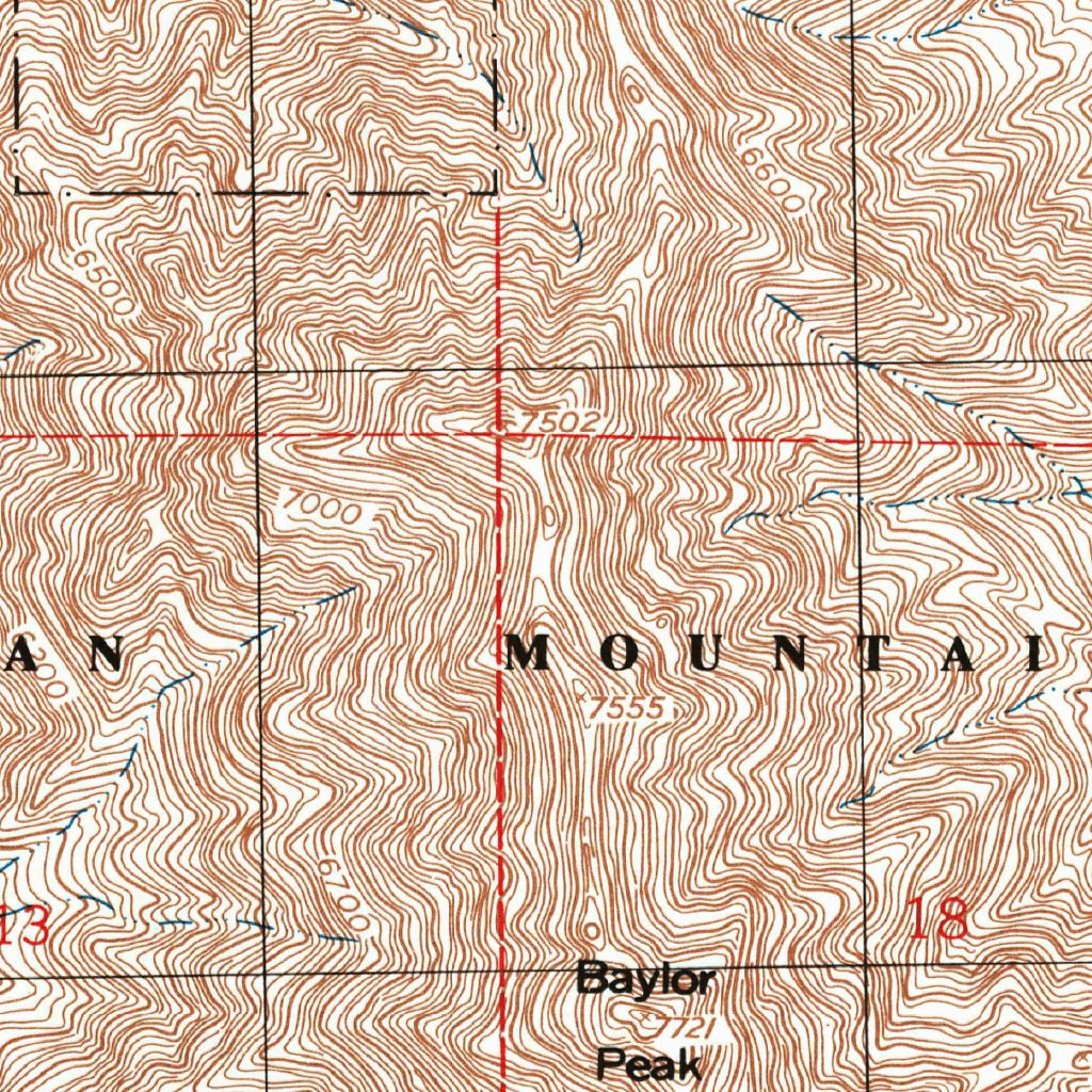 Organ, NM (1996, 24000-Scale) Map by United States Geological Survey ...