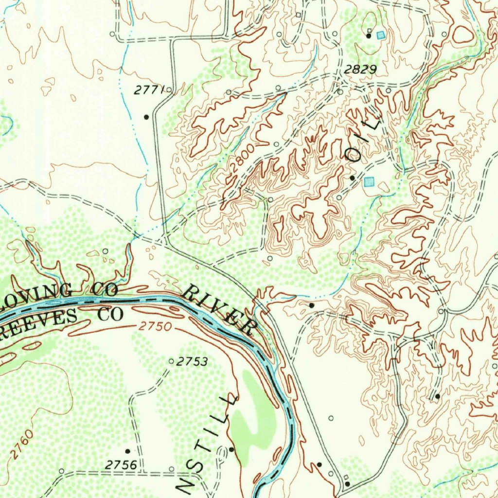Orla NE, TX (1968, 24000-Scale) Map by United States Geological Survey ...