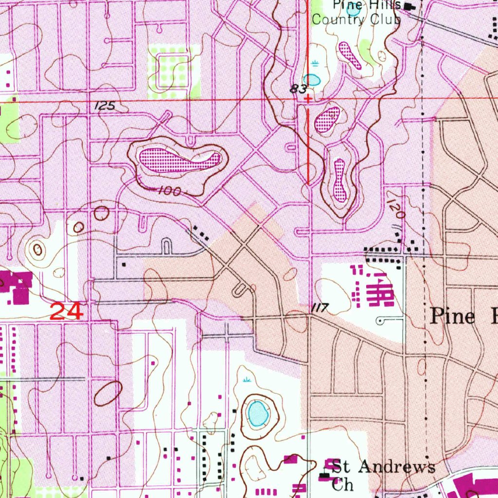 Orlando West, FL (1956, 24000-Scale) Map by United States Geological ...