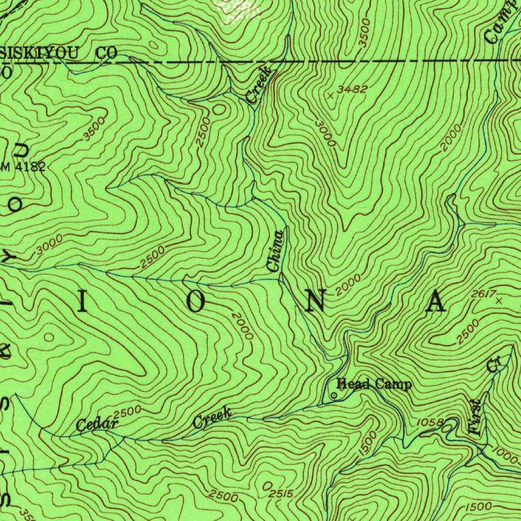 Orleans, CA (1952, 62500-Scale) Map by United States Geological Survey ...