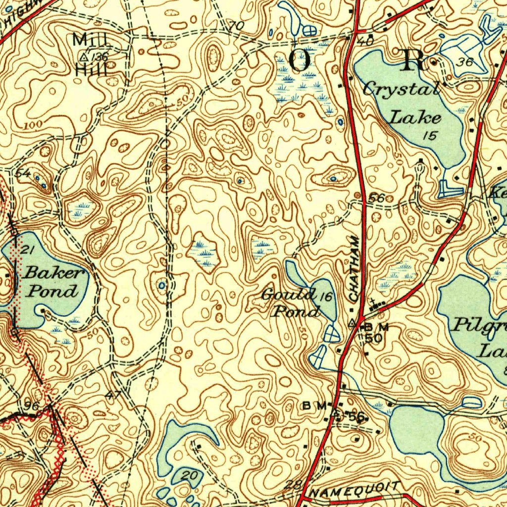 Orleans, MA (1944, 31680-Scale) Map by United States Geological Survey ...