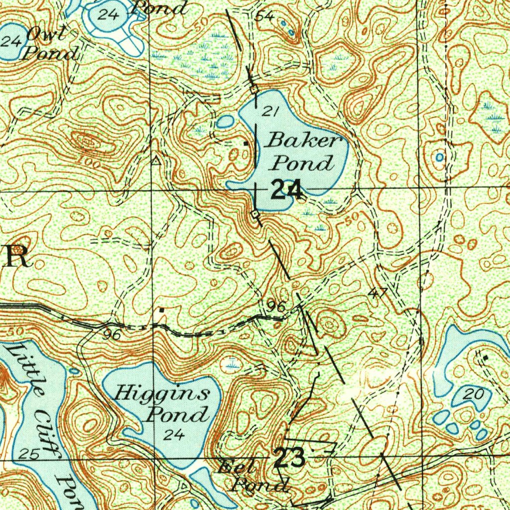 Orleans, MA (1946, 25000-Scale) Map by United States Geological Survey ...