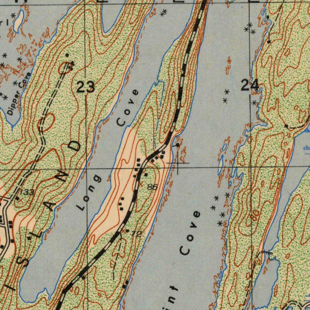 Orrs Island, ME (1950, 25000-Scale) Map by United States Geological ...