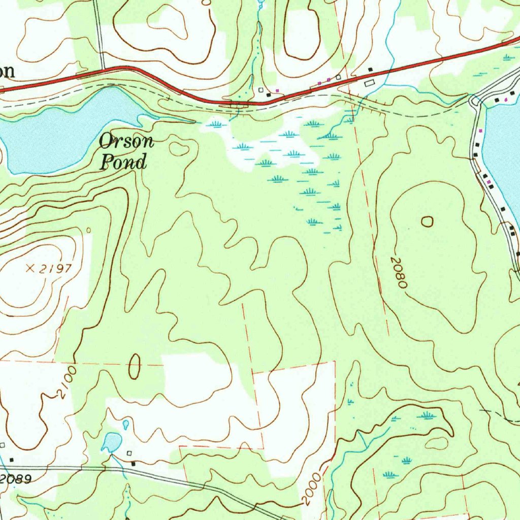Orson, PA (1992, 24000-Scale) Map by United States Geological Survey ...