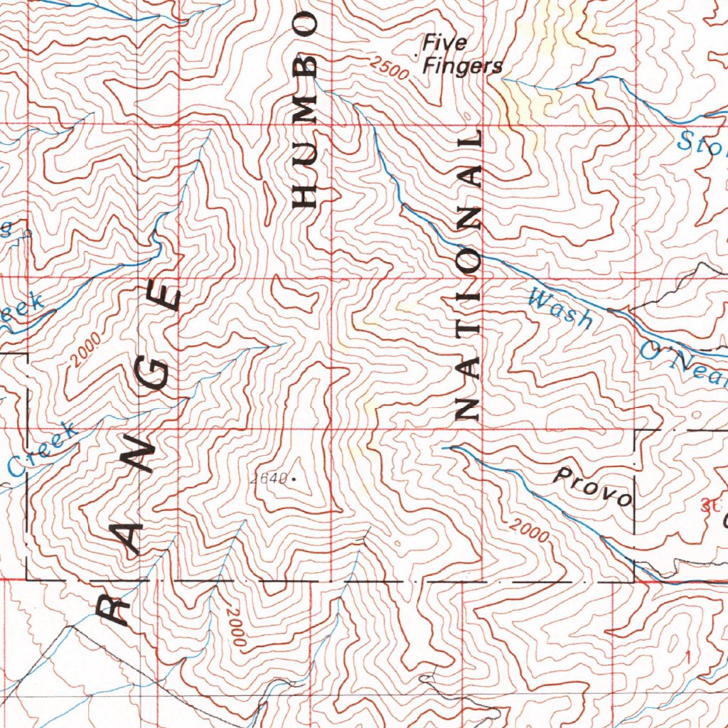 Osgood Mountains, NV (1985, 100000-Scale) Map by United States ...