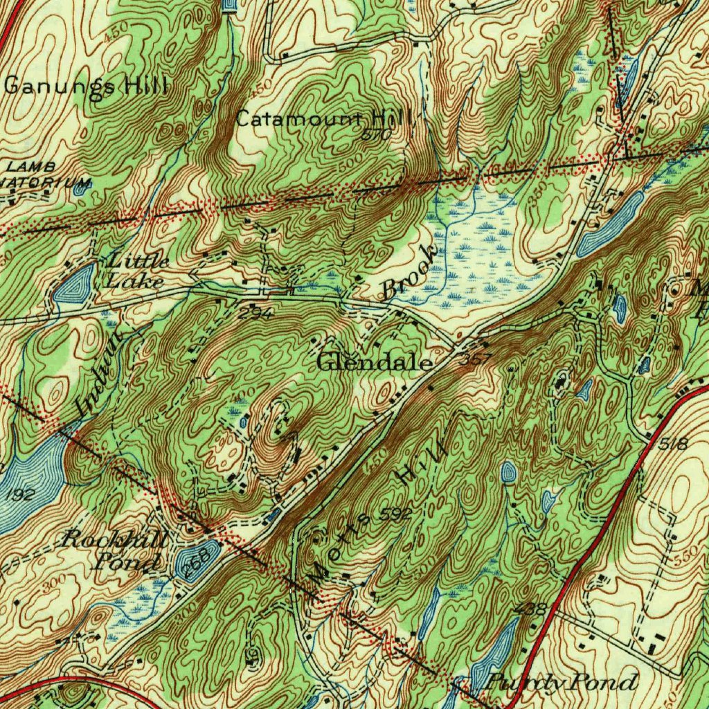 Ossining, NY (1943, 31680-Scale) Map by United States Geological Survey ...