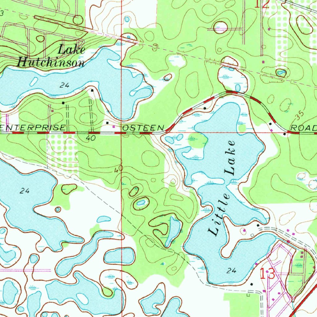 Osteen, FL (1965, 24000-Scale) Map by United States Geological Survey ...