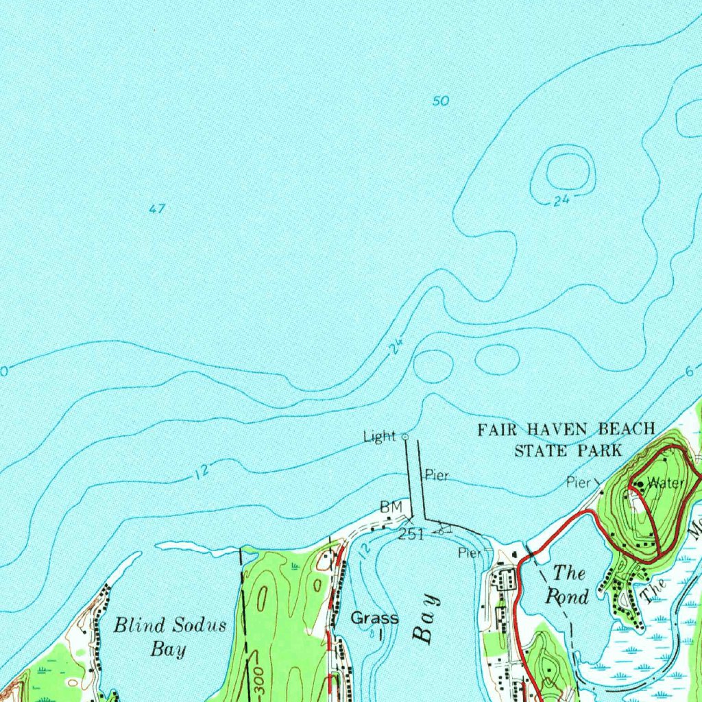 Oswego, NY (1960, 62500-Scale) Map by United States Geological Survey ...