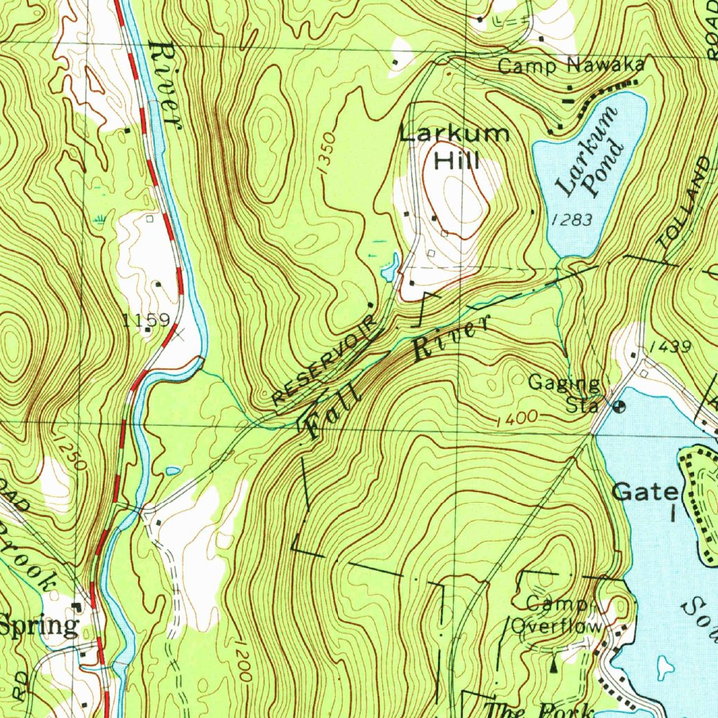 Otis, MA (1973, 25000-Scale) Map by United States Geological Survey ...