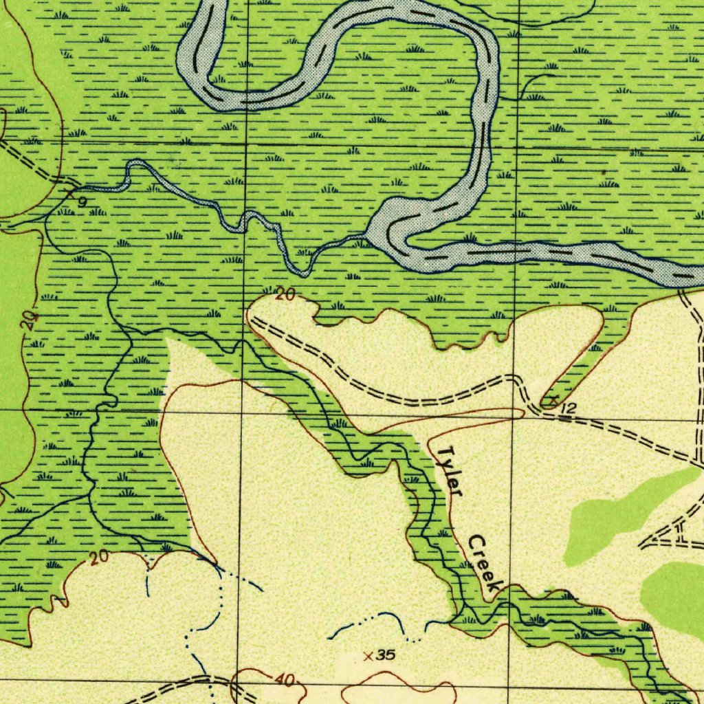 Outland, SC (1944, 31680-Scale) Map by United States Geological Survey ...