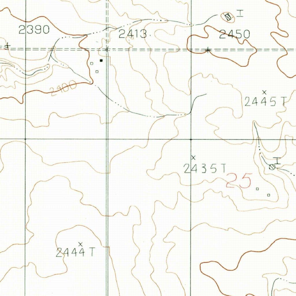 Outlook, MT (1983, 24000-Scale) Map by United States Geological Survey ...