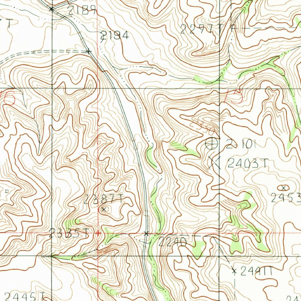Outlook, MT (1983, 24000-Scale) Map by United States Geological Survey ...