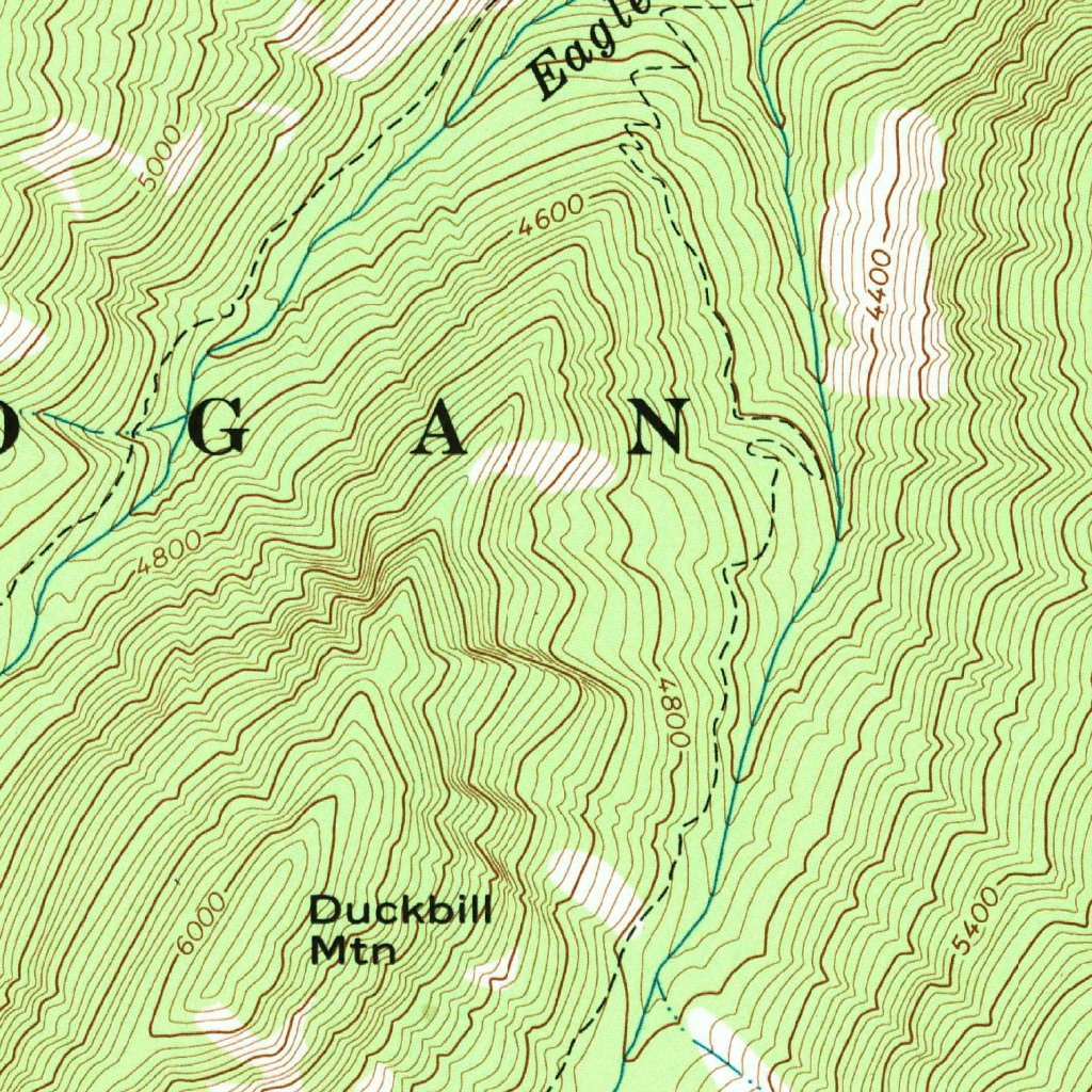 Oval Peak, WA (1969, 24000-Scale) Map by United States Geological ...
