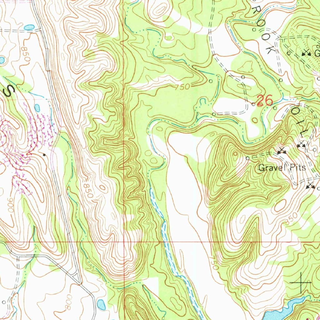 Overbrook, OK (1964, 24000-Scale) Map by United States Geological ...