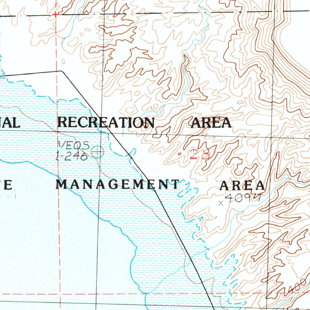 Overton, NV (1983, 24000-Scale) Map by United States Geological Survey ...