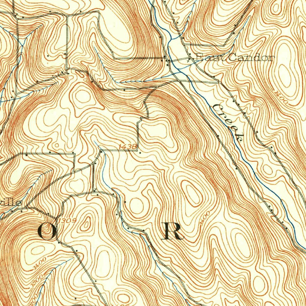Owego, NY (1903, 62500-Scale) Map by United States Geological Survey ...