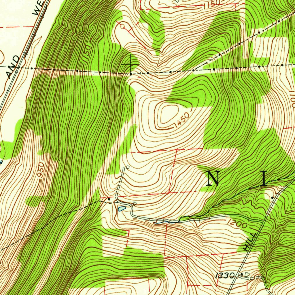 Owego, NY (1956, 24000-Scale) Map by United States Geological Survey ...