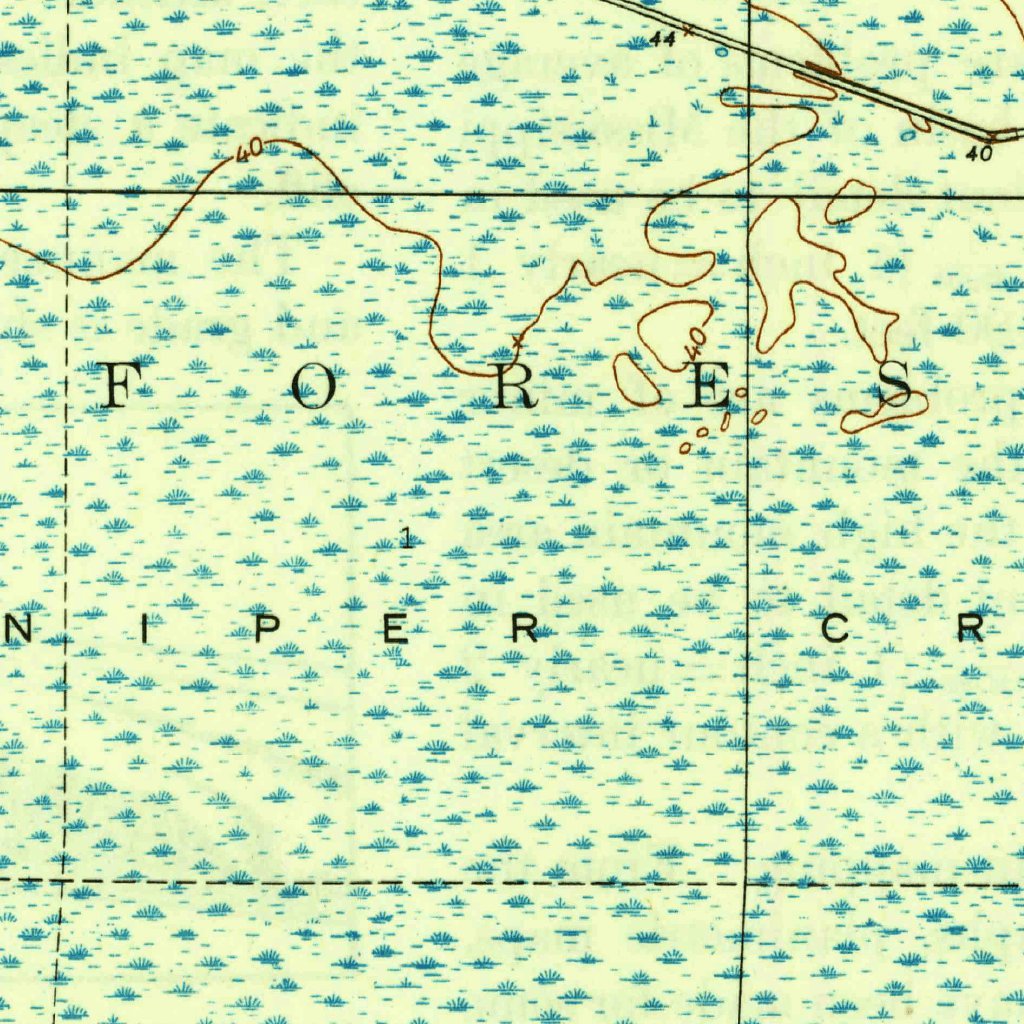 Owens Bridge, FL (1946, 31680-Scale) Map by United States Geological ...