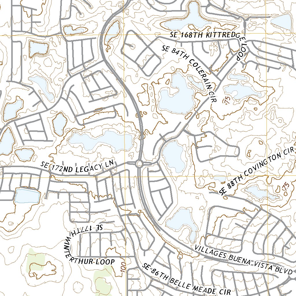 Oxford, FL (2021, 24000-Scale) Map by United States Geological Survey ...