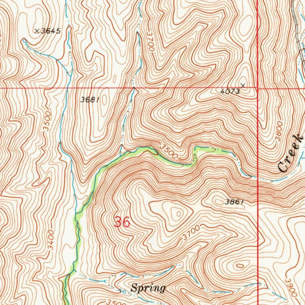 Paddock Valley Reservoir, ID (1970, 24000-Scale) Map by United States ...