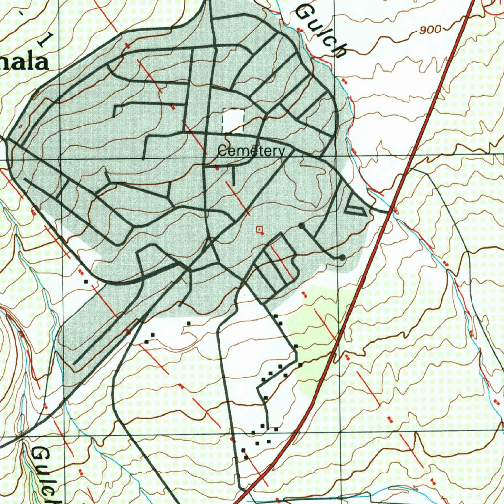 Pahala, HI (1995, 24000-Scale) Map by United States Geological Survey ...