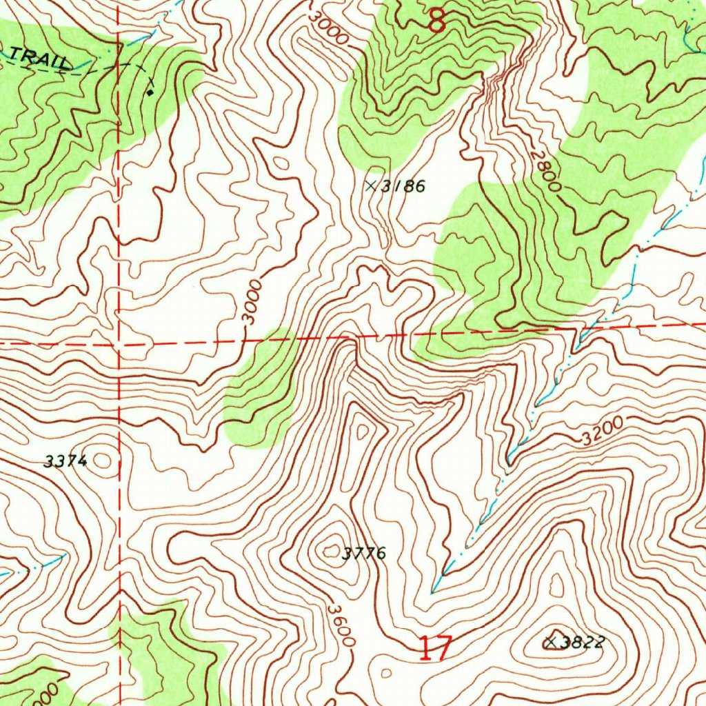 Painted Hills, OR (1968, 24000-Scale) Map by United States Geological ...