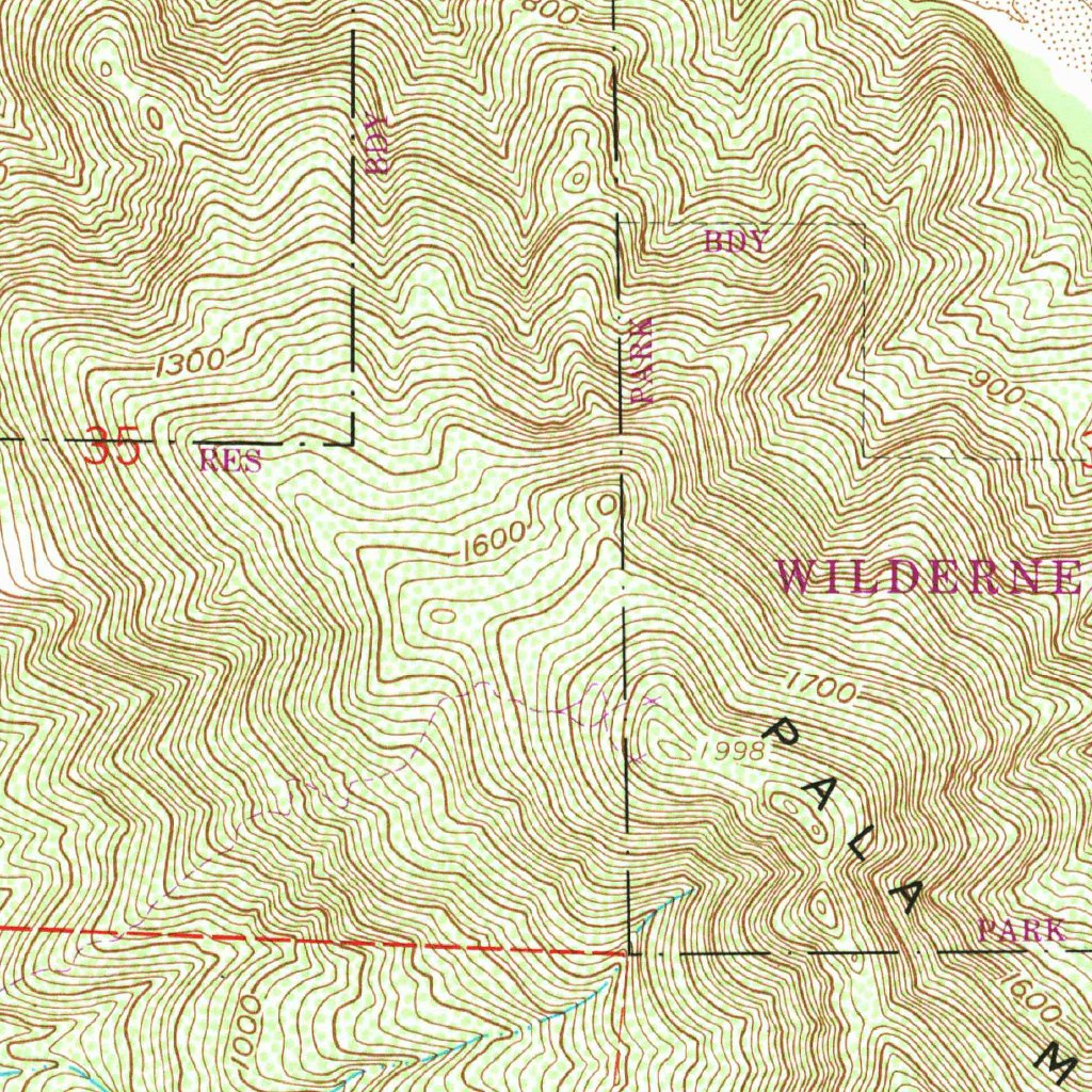Pala, CA (1968, 24000-Scale) Map by United States Geological Survey ...