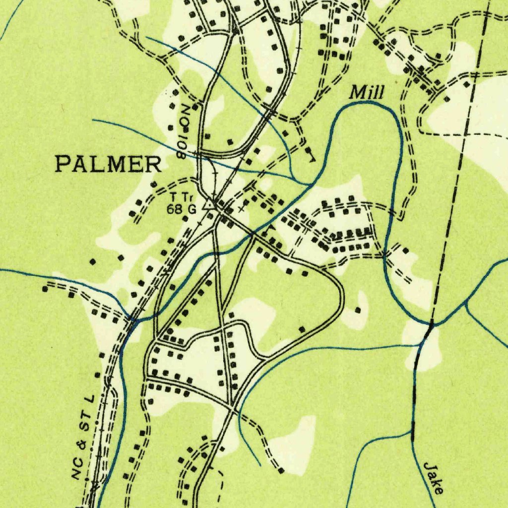Palmer, TN (1936, 24000-Scale) Map by United States Geological Survey ...