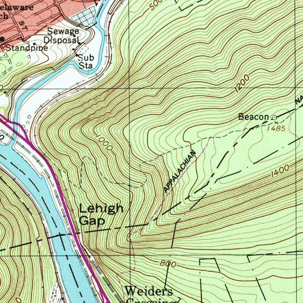 Palmerton, PA (1997, 24000-Scale) Map by United States Geological ...