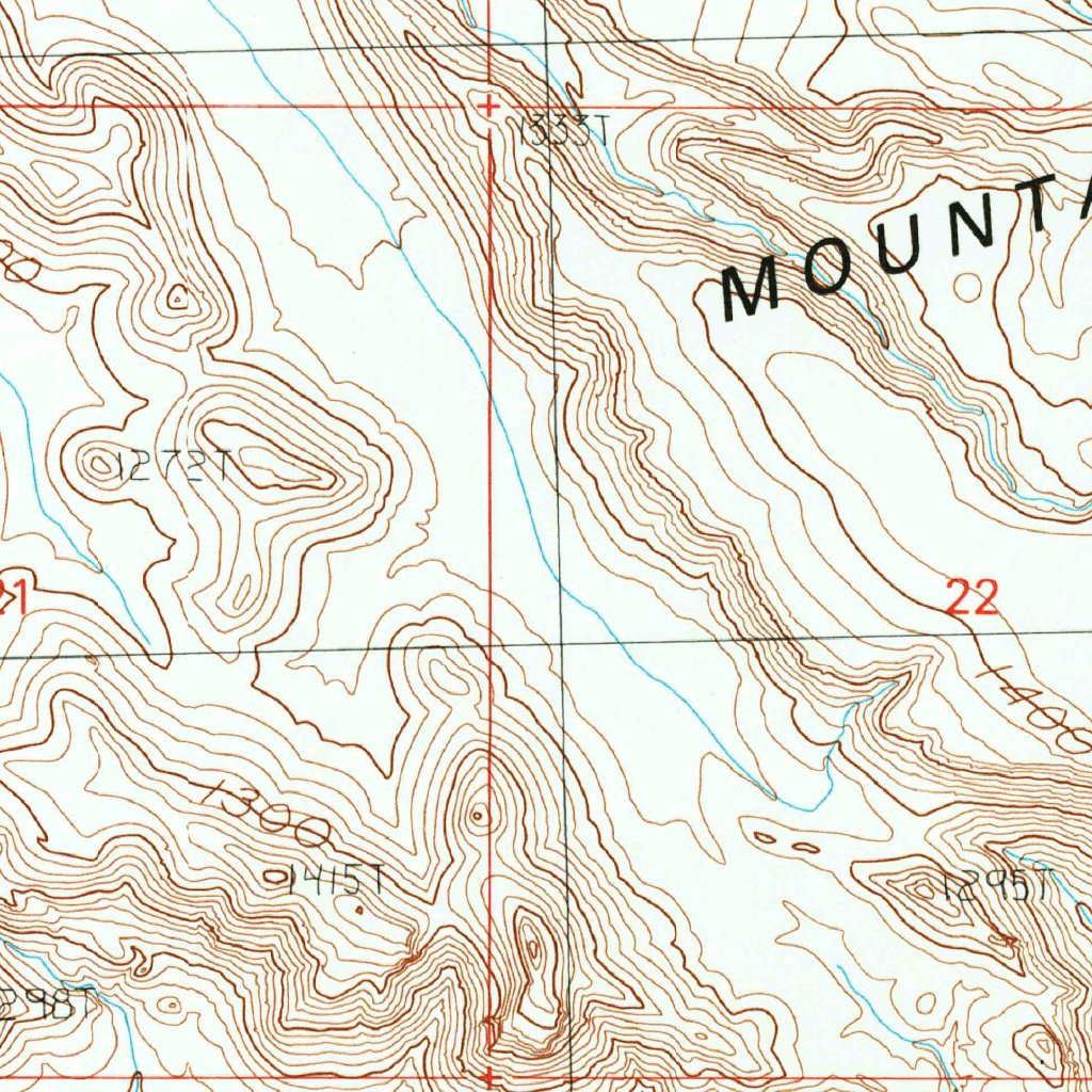Palomas Mountains NE, AZ (1990, 24000-Scale) Map by United States ...