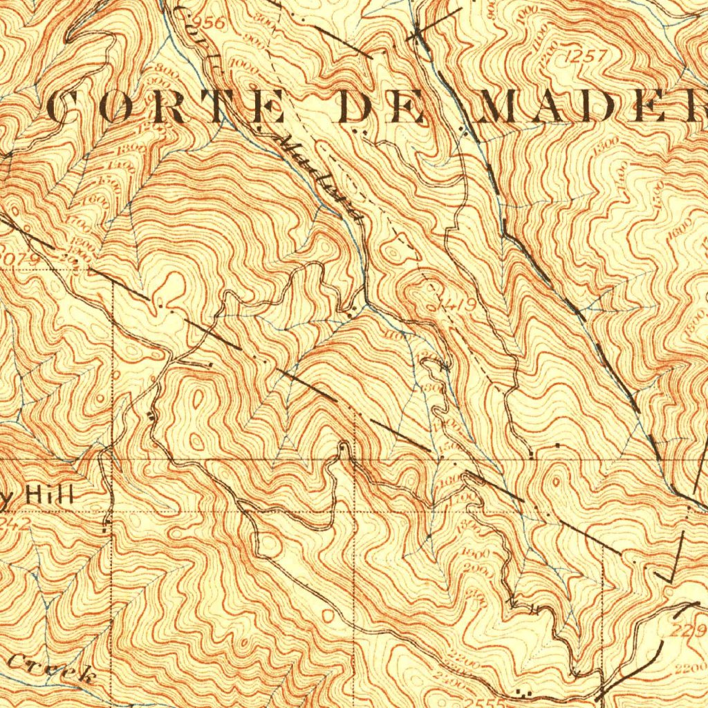 Palto Alto, CA (1897, 62500-Scale) Map by United States Geological ...