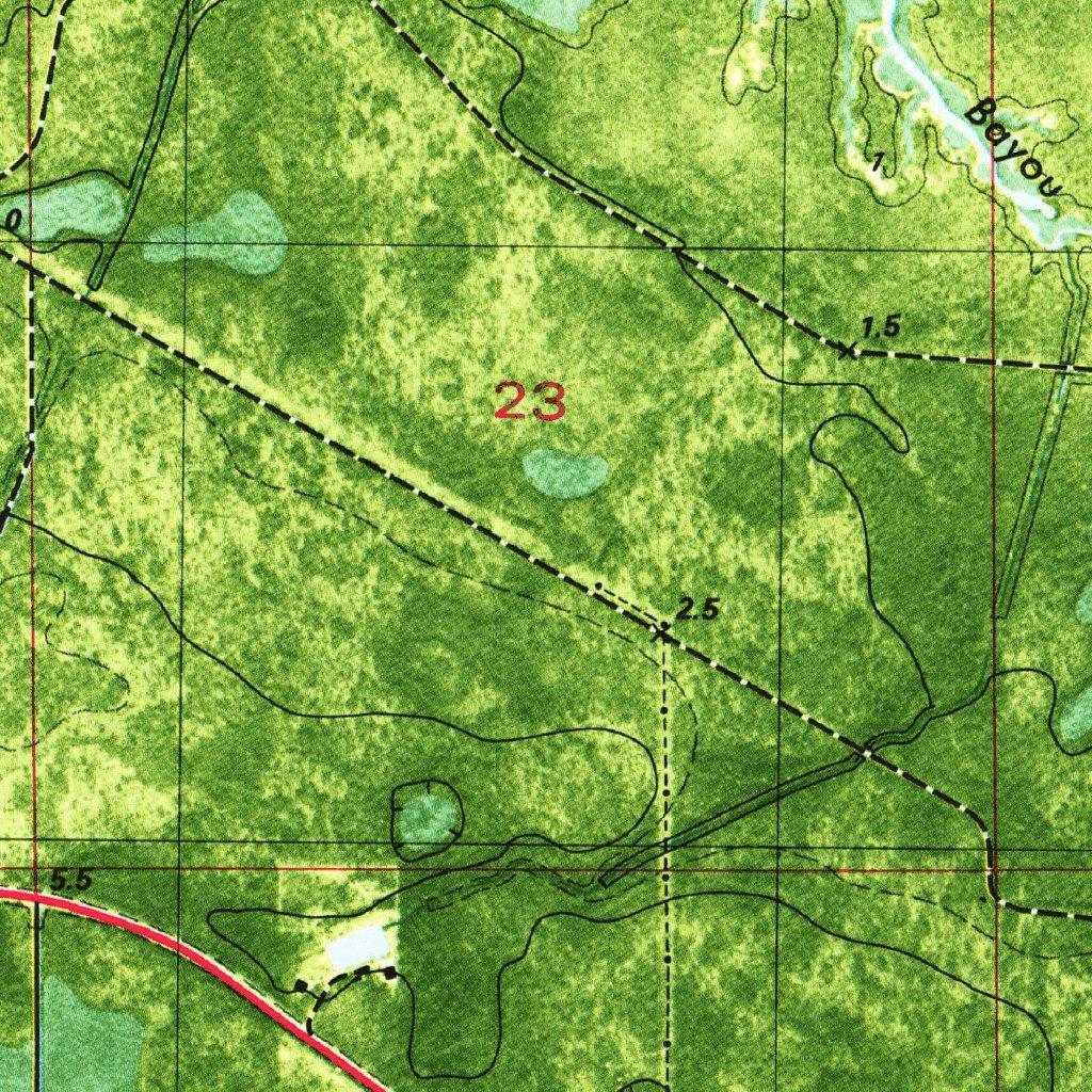 Panama City Beach, FL (1982, 24000-Scale) Map by United States ...