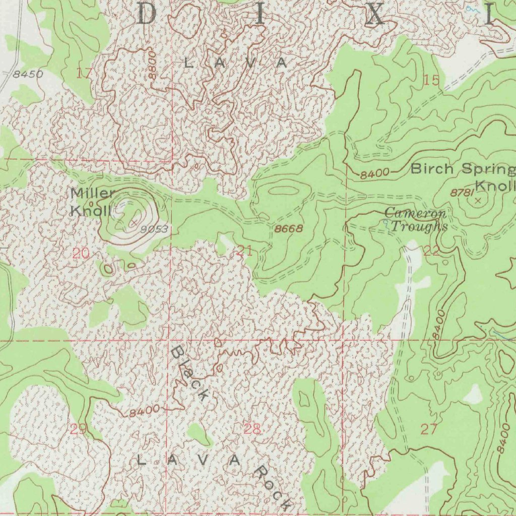 Panguitch Lake, UT (1958, 62500-Scale) Map by United States Geological ...