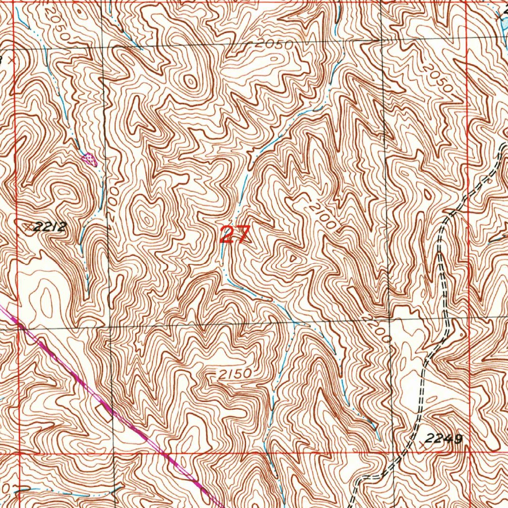 Parade NW, SD (1952, 24000-Scale) Map by United States Geological ...