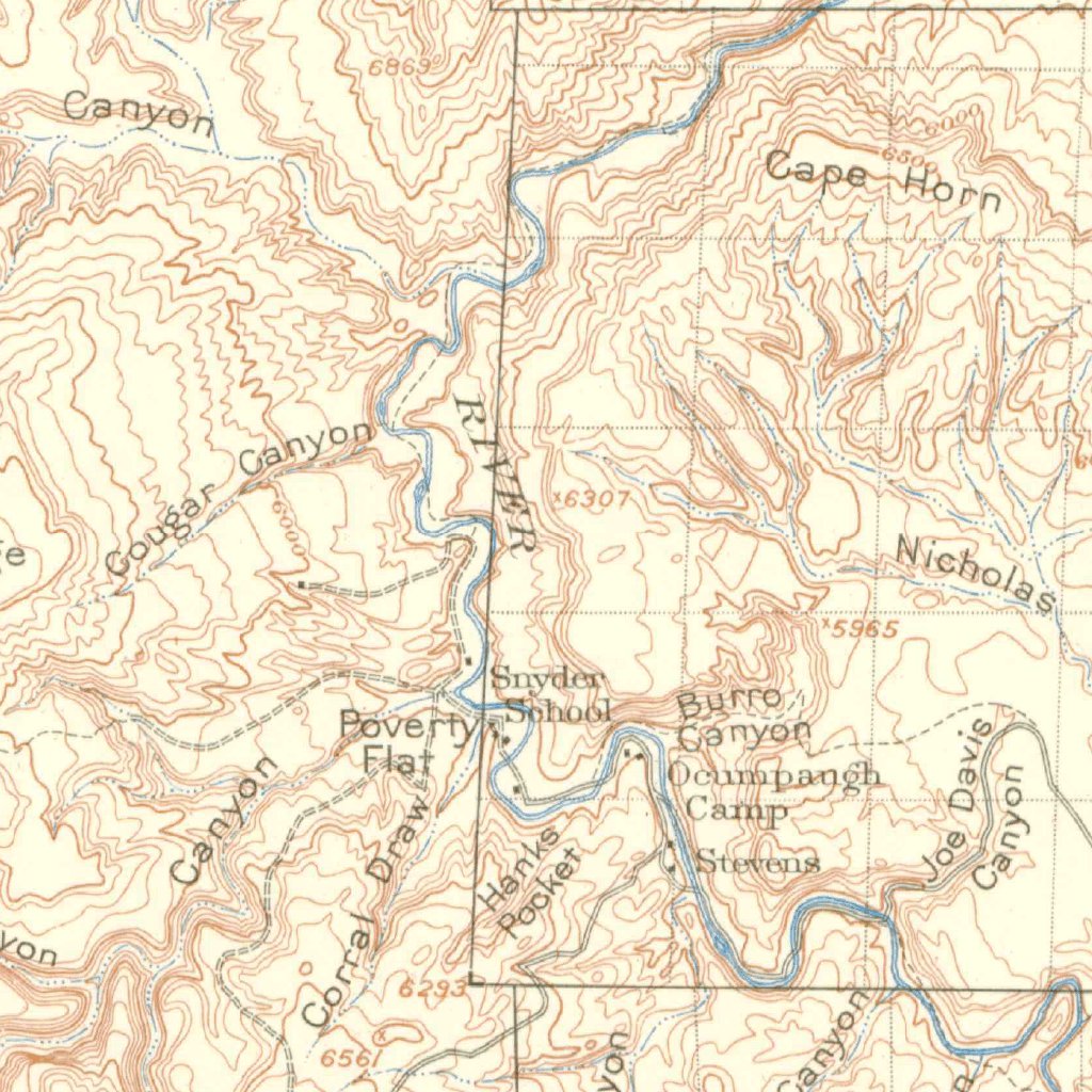 Paradox Valley, CO (1916, 125000-Scale) Map by United States Geological ...