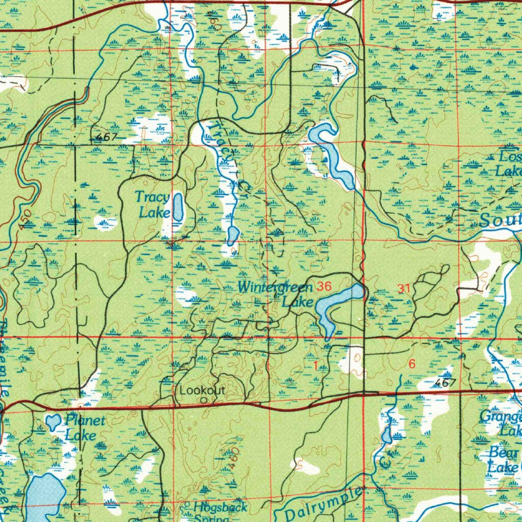 Park Falls, WI (1980, 100000-Scale) Map by United States Geological ...