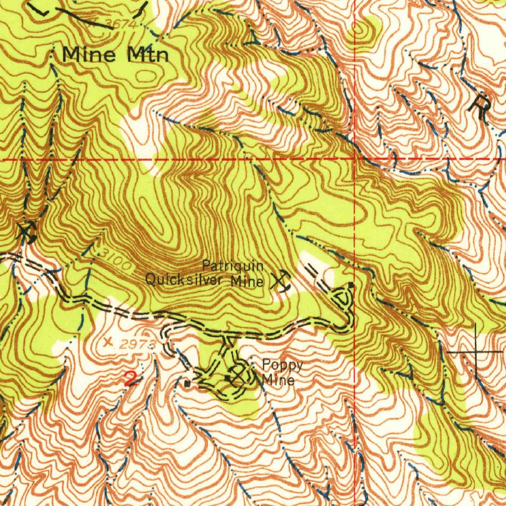 Parkfield, CA (1942, 24000-Scale) Map by United States Geological ...