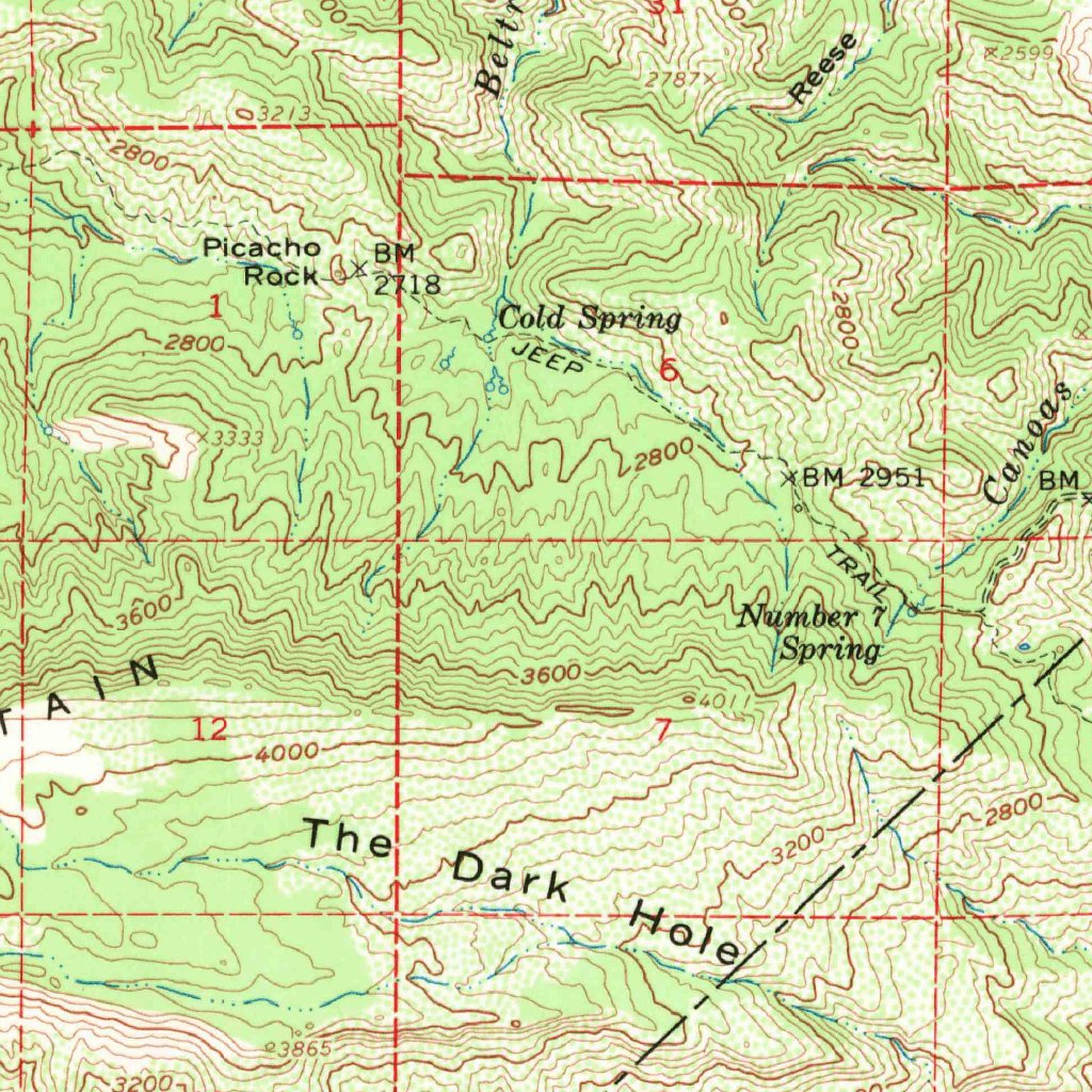 Parkfield, CA (1961, 62500-Scale) Map by United States Geological ...