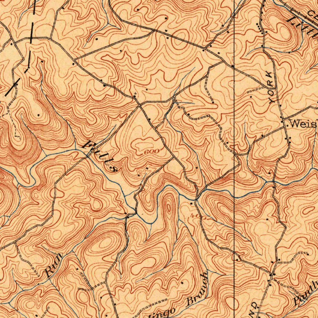 Parkton, MD-PA (1902, 62500-Scale) Map by United States Geological ...