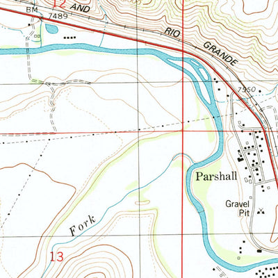 Parshall, CO (1980, 24000-Scale) Map by United States Geological Survey ...